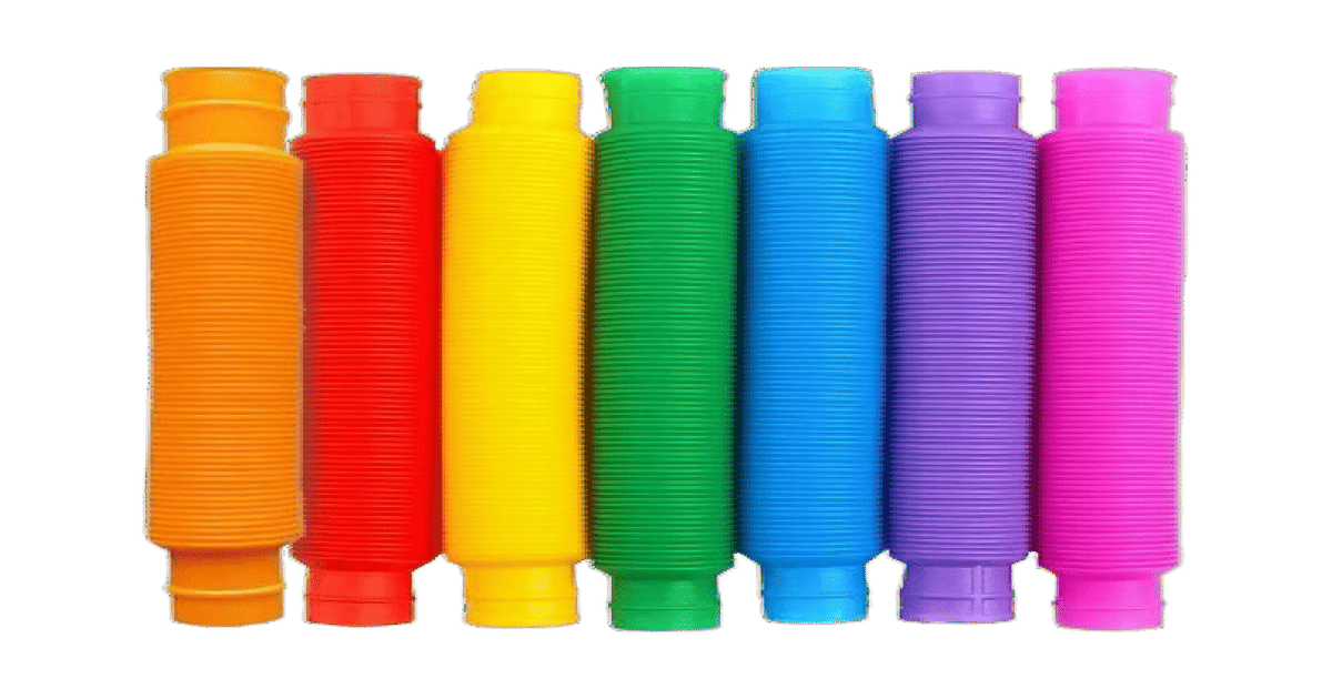 Buy Wembley Pop Tubes for Kids Glowing Colorful Flexible Poppin Pipes ...