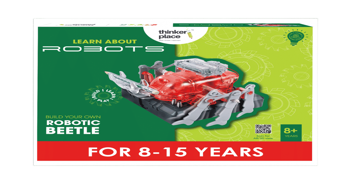 Buy Thinkerplace DIY Electric Robotic Beetle| Build, Learn & Play ...