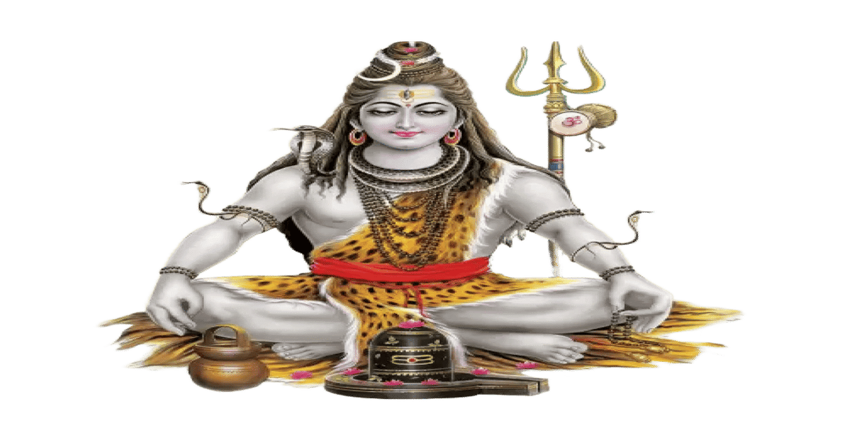 Buy BOSCO Shiv Bhole Modern Art Self Adhesive Sticker (67cm, Rangoli ...