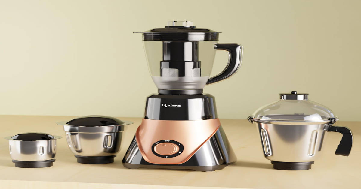 Buy Lifelong 750 Watt Mixer Grinder for Kitchen | 4 Jars Mixie with ...