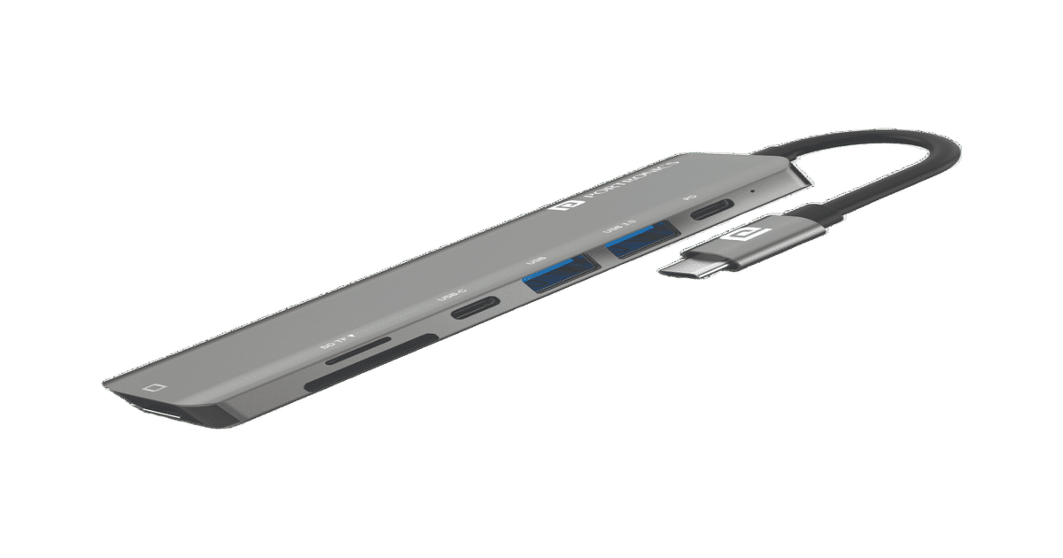 Buy Portronics Mport 52 Multiport USB Hub - Grey Online (1 Piece) At ...