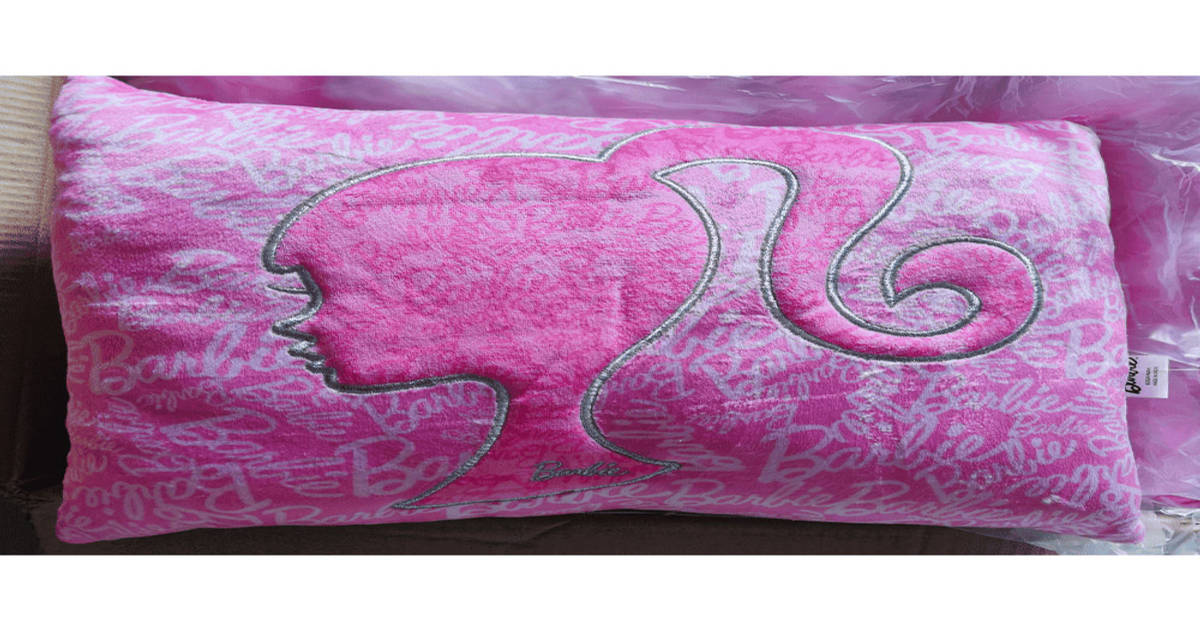 Buy Barbie Girl Rectangle Cushion Online (1 Piece) At Best Price