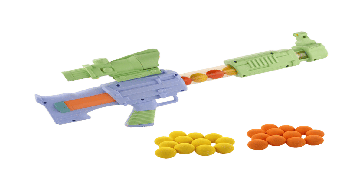 Buy Aditi Toys Space Explorer Pneumatic Gun Include 12 Orange & 12 ...
