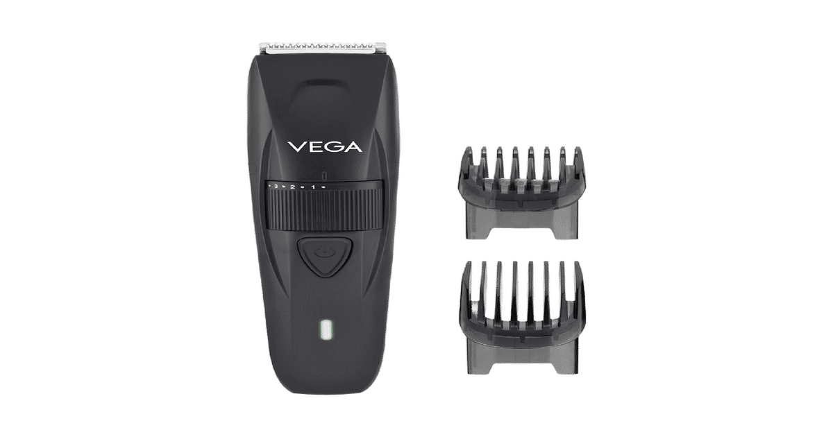 Buy VEGA Powerlite Trimmer Men Beard with 90 Mins Runtime, 2 Comb ...