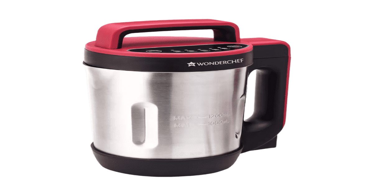 Buy Wonderchef NEO Automatic Soup Maker 1L, Red & Black, 2 Years ...