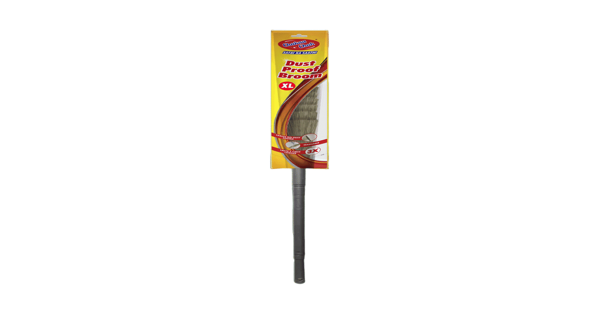 Buy Chakaachak No Dust Broom Long Lasting (XL, Grey) Online (1 Piece ...