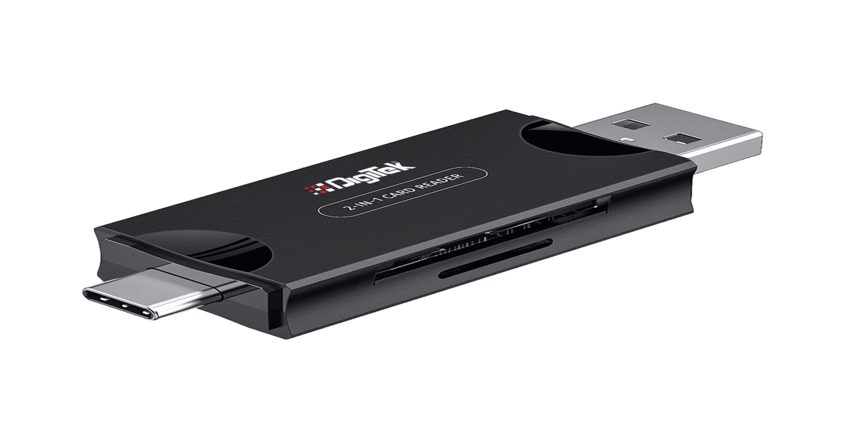 Buy Digitek (DCR-007) USB-A 3.0 & Type C High-Speed Multi-Card Reader ...