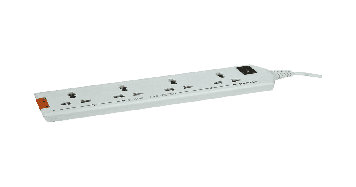 Buy Havells Four Way Extension Board 240V 6A, 1440W with 1.5 Meter Wire ...