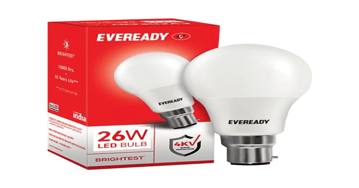 Buy Eveready 26W Hammer Led Bulb | 65K Lumen | 4KV Surge Protection ...