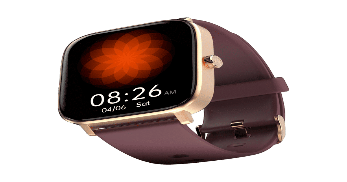 Buy Noise Colorfit Icon 2 Smartwatch (Deep Wine Strap) Online (1 Piece ...