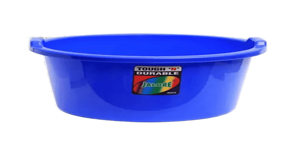 Buy Jalore Plastic Round Tub (32.50L, Blue) Online (1 Piece) At Best Price