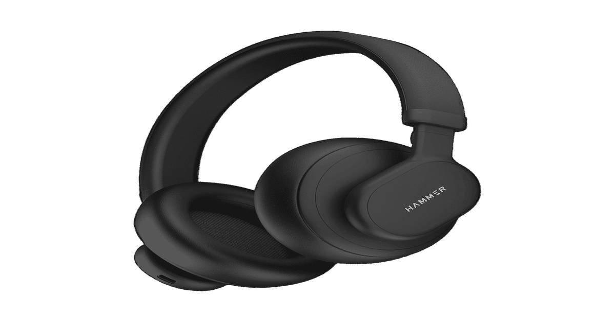 Buy Hammer Bash Max Over-Ear Wireless Headphones With Mic, 18 Hours ...
