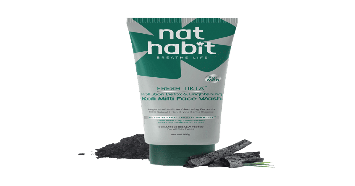 Buy Nat Habit Kali Mitti Pollution Detox & Brightening Face Wash Online ...