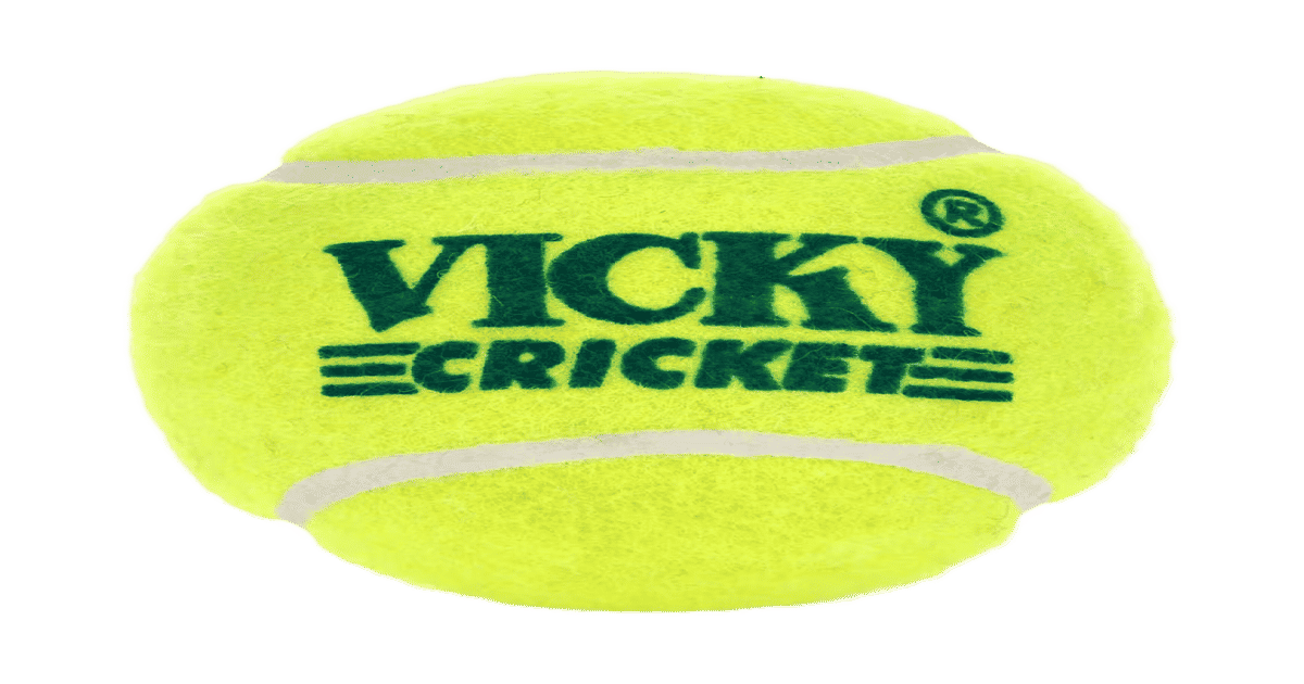 Buy Vicky Light Tennis/Cricket Ball (Standard, Green) Online (6 pieces ...