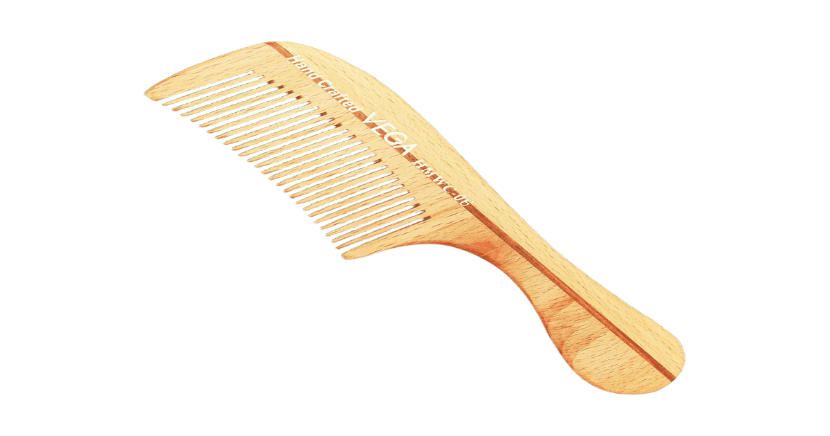 Buy VEGA Unisex Boutique Wooden Hair Comb With Beach Wood Material ...