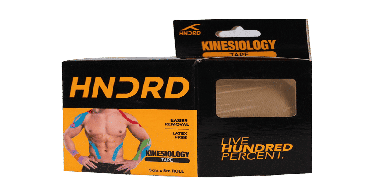 Buy Hundred Kinesiology Elastic Sports Recovery Tape (Skin Tone) Online ...