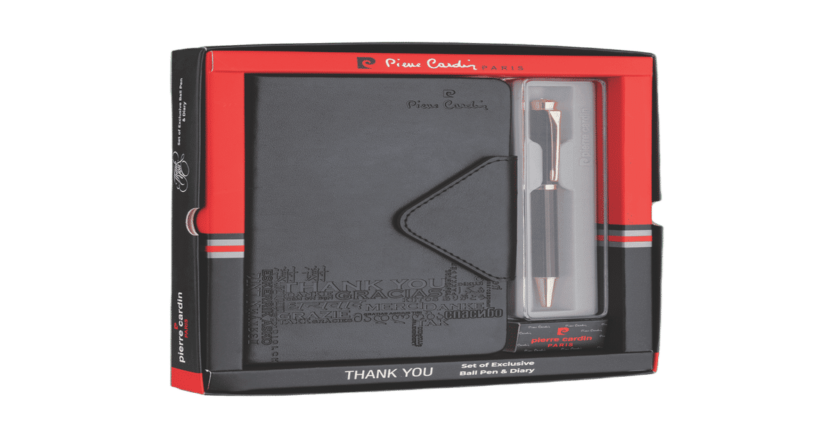 Buy Pierre Cardin Thank You Set ( Pen + Diary ) Online (1 pack) At Best ...