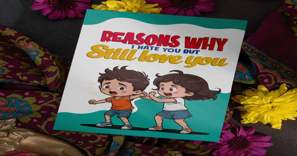 Buy Mad Over Print I Hate You Card Online (1 Piece) At Best Price