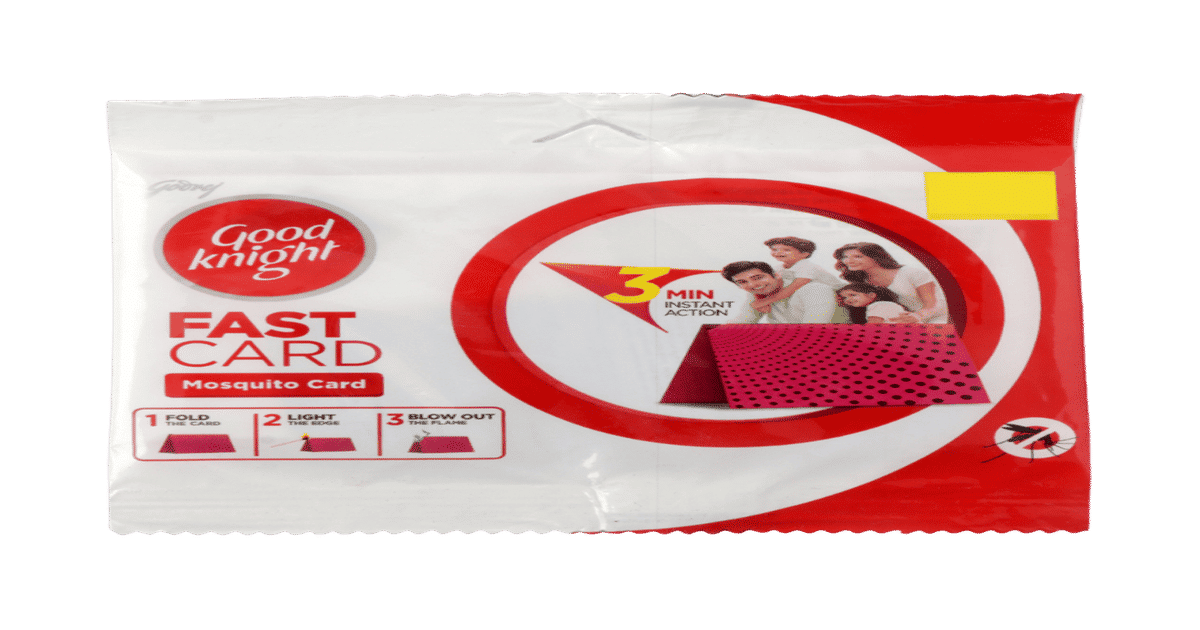 Buy Goodknight Advanced Fast Cards Mosquito Repellent Card Online (10 ...