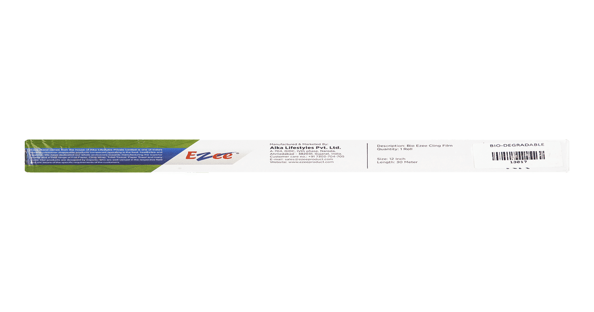 Buy Cosmo Bio Degradable Cling Shrinkwrap 12 Inch Width 30 Mtr Online ...