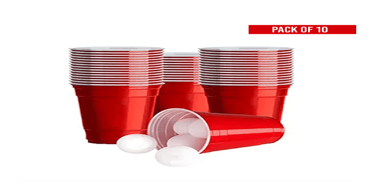 Buy Ezee Beer Pong, Party, Drinking Glasses Online (10 Pieces x 2) At ...