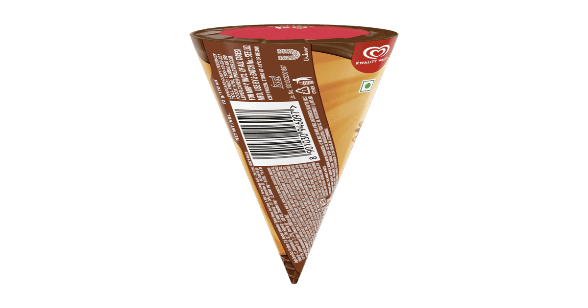 Buy Kwality Wall's Cornetto Salted Caramel Brownie Frozen Dessert Cone ...