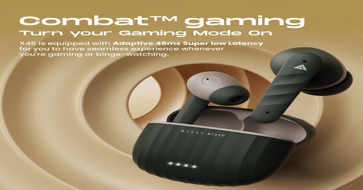 Buy GOBOULT X45 with 4 Mic ENC, 40H Battery, 45ms Ultra Low Latency, 5 ...