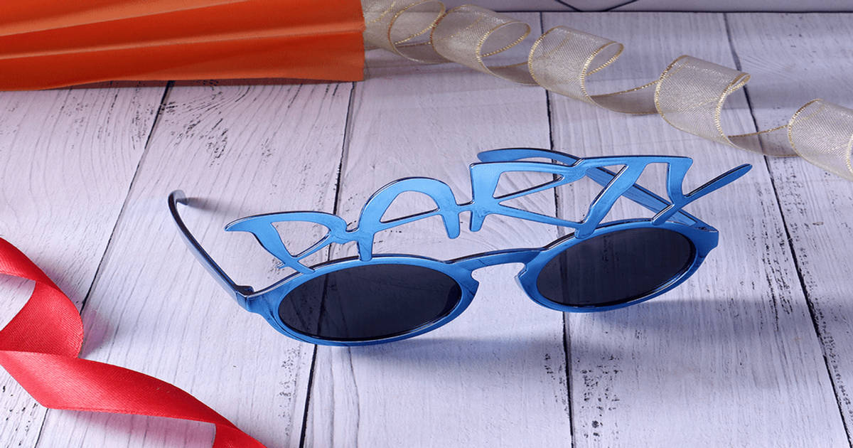 Buy PicFest Glasses for Party (Blue) Online (1 Piece) At Best Price