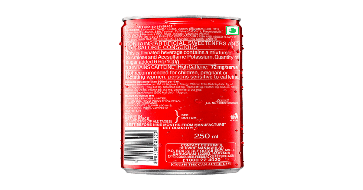 Buy Sting Energy Drink Pack Of 6 Online () At Best Price