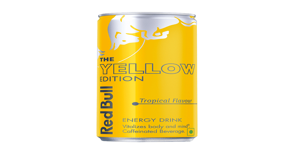 Buy Red Bull The Yellow Edition Energy Drink 250ml Online (250 ml x 12 ...