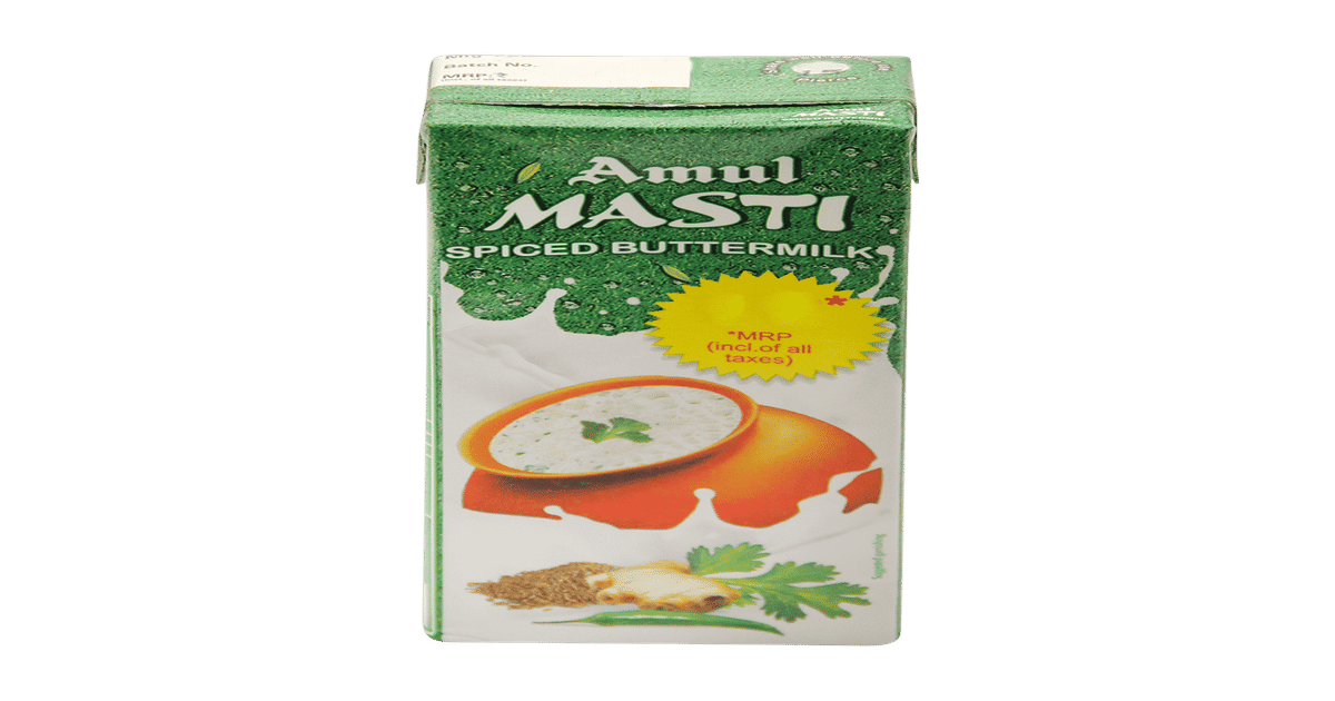 Buy Amul Masti Spiced Buttermilk Online (200 ml x 3) At Best Price