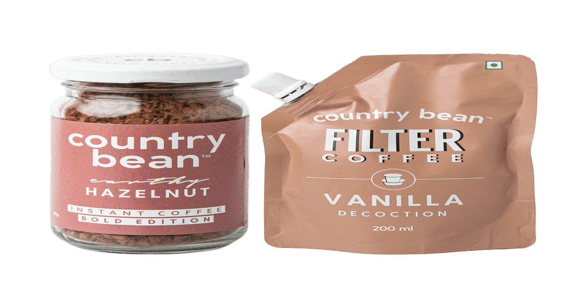 Buy Country Bean Hazelnut Instant Coffee & Country Bean Filter Coffee ...