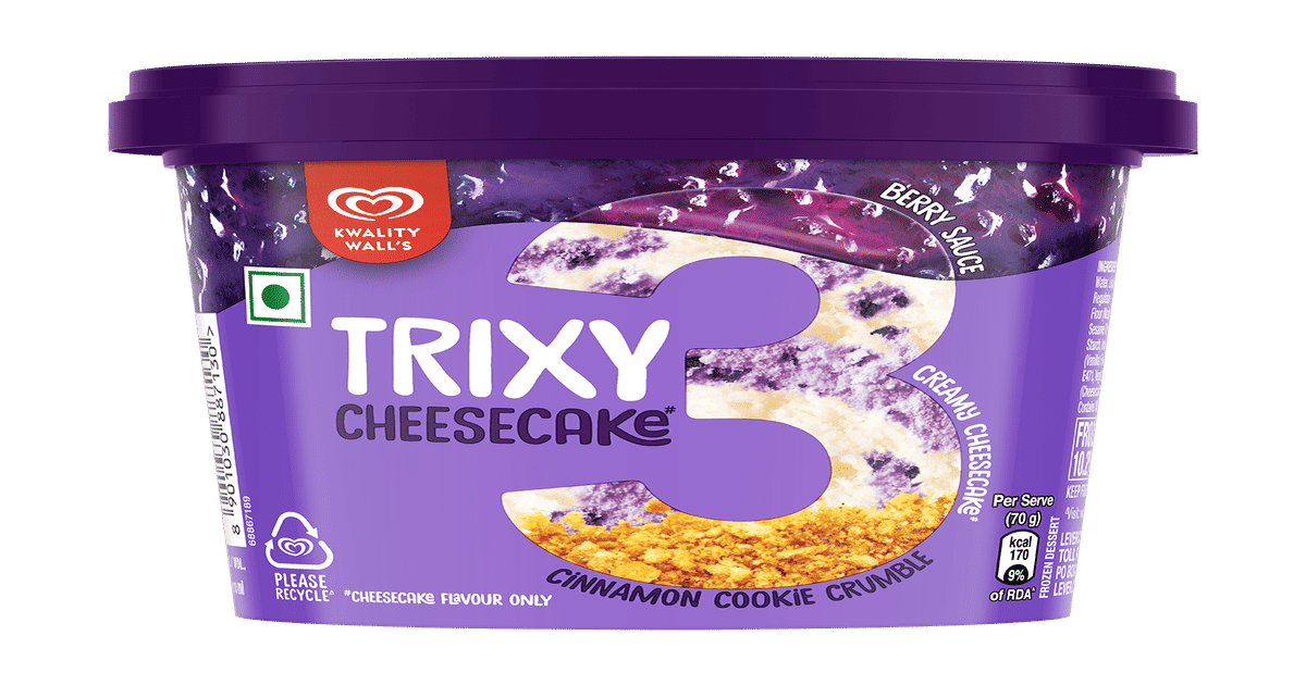 Buy Kwality Wall's Trixy Cheesecake Frozen Dessert Cup Online (110 ml x ...