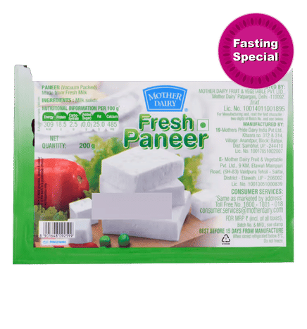 Buy Amul Fresh Paneer Online (200 g) At Best Price