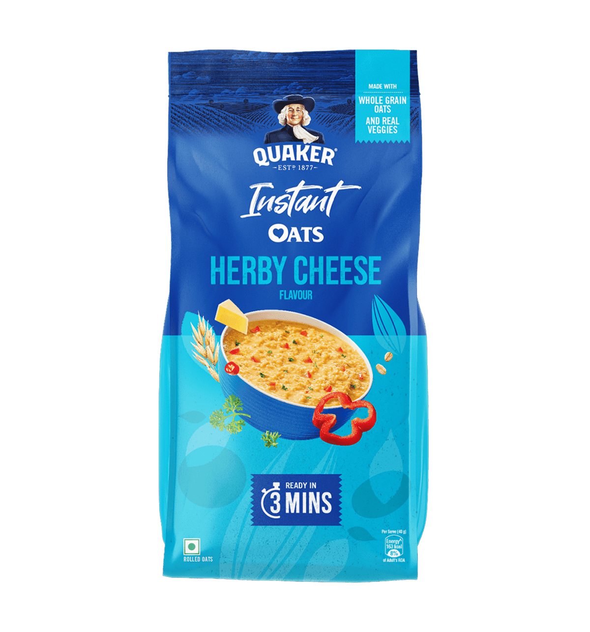 Buy Quaker Quaker Instant Oats Herby Cheese 400 g Online At Rs. 199 ...