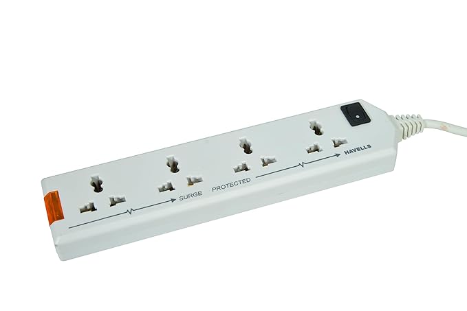 Buy Havells Havells Four-Way Extension Board (240V 6A, 1440W) with 1.5 ...