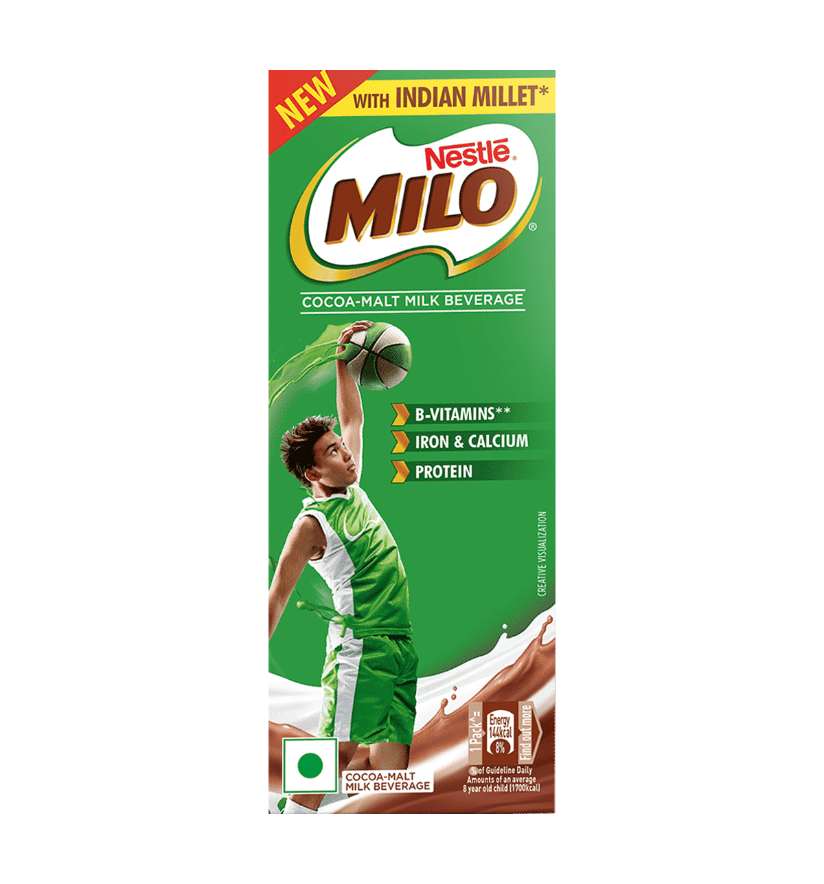 Buy Nestle Milo Nestle Milo Cocoa-Malt Milk Beverage 180 ml Online At ...