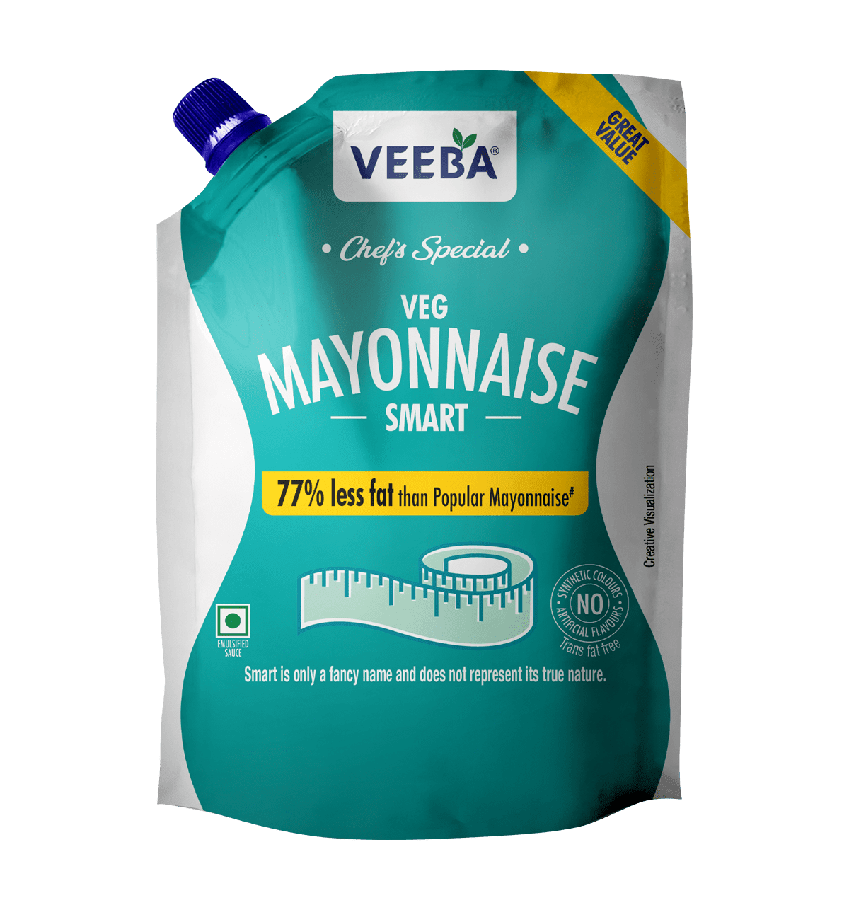 Buy Veeba Veeba Chef'S Special Veg Mayonnaise Smart I Veg Mayonnaise I 100% Vegetarian Mayo 750 ...