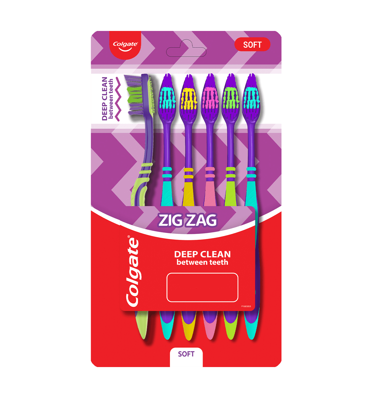 Buy Colgate Colgate ZigZag Antibacterial Soft Bristle Toothbrush 6 ...