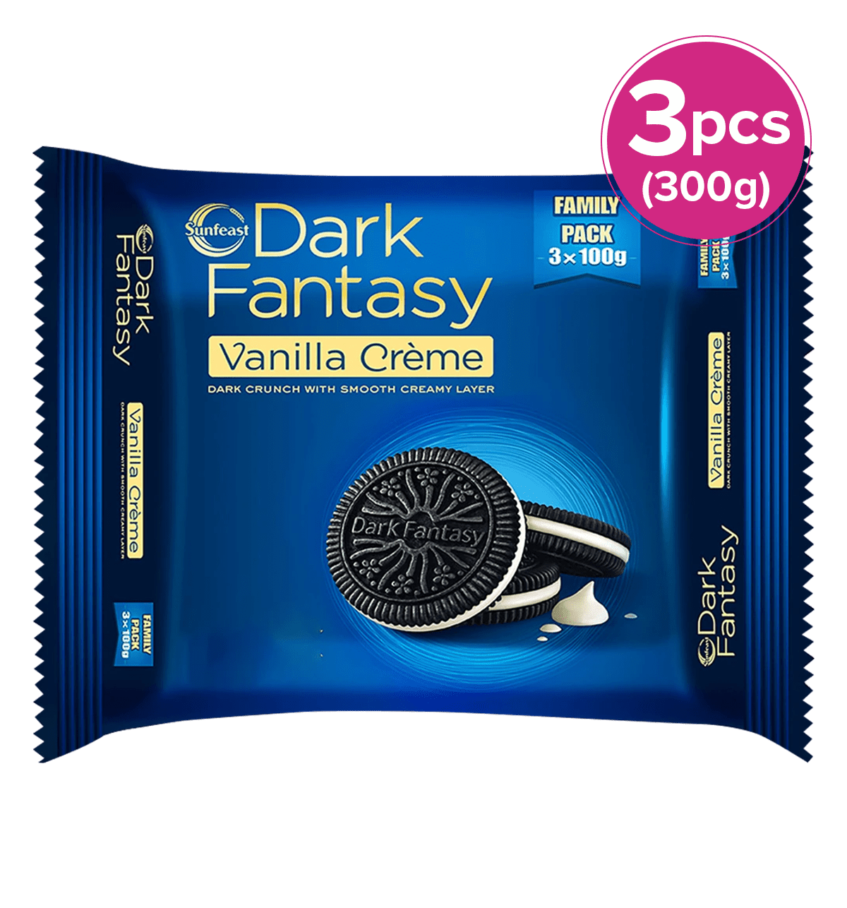 Buy Sunfeast Sunfeast Dark Fantasy Vanilla Cream 3 pieces Online At Rs ...