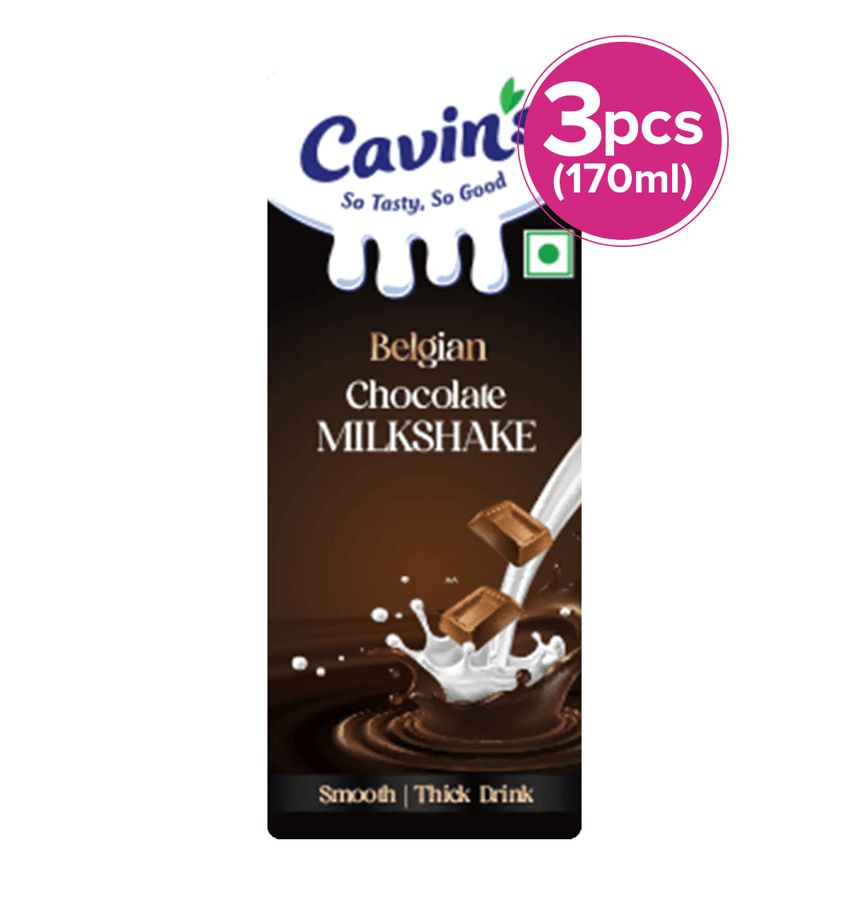 Buy Cavin's Cavin's Belgian Chocolate Milkshake Tetra Pack 170 ml ...