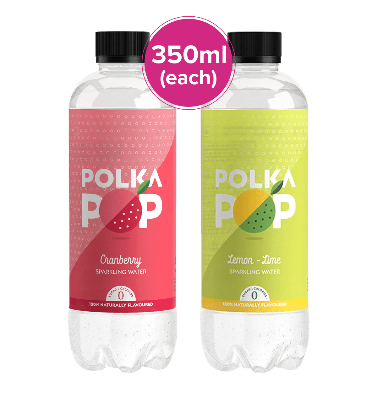 Buy Polka Pop Polka Pop Cranberry Sparkling Water & Polka Pop Lemonlime ...