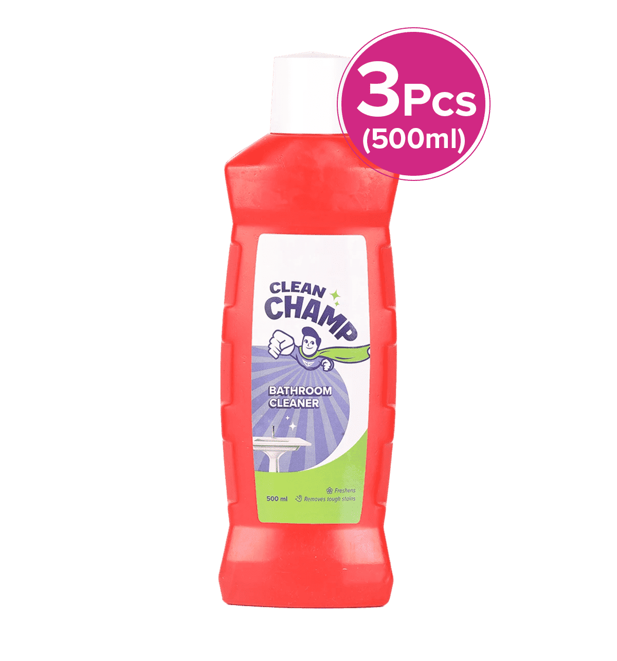 Buy Clean Champ Clean Champ Bathroom Cleaner Bottle 3 pieces Online At ...