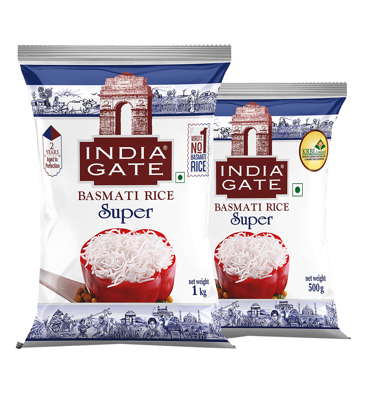 Buy India Gate India Gate Basmati Rice - Super 2 pieces Online At Rs ...