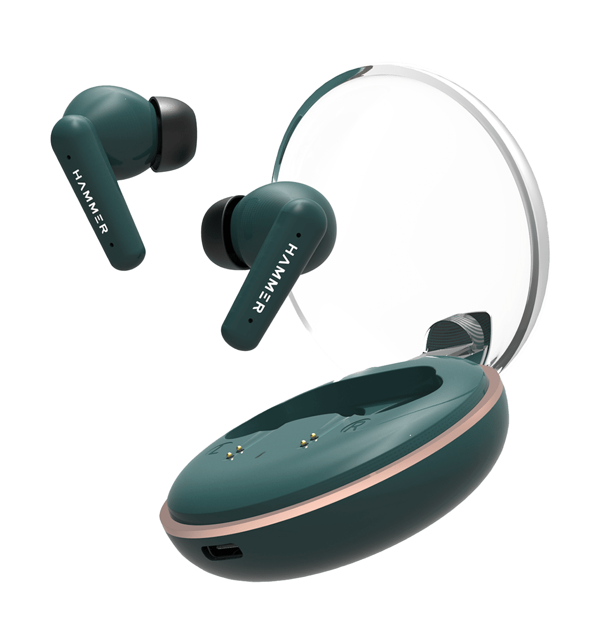 Buy Hammer Airflow Plus In-Ear Truly Wireless Earbuds With Mic, 23 ...