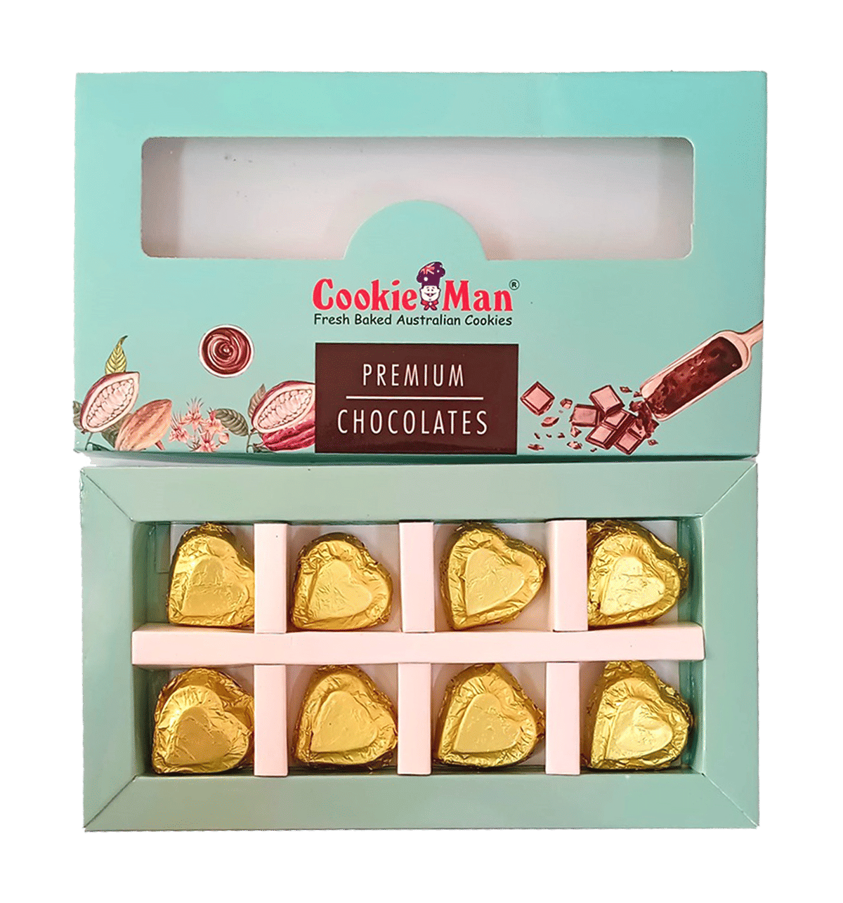 Buy Cookie Man Cookie Man Valentines Day Heart Shaped Chocolate Gift ...