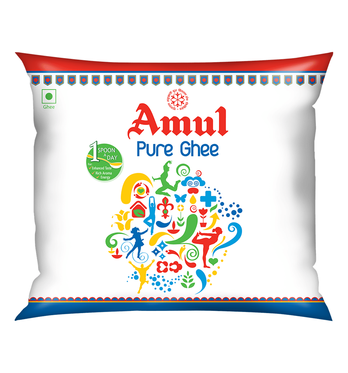 Buy Amul Amul Ghee Pouch 500 ml Online At Rs. 320 | Instant Delivery