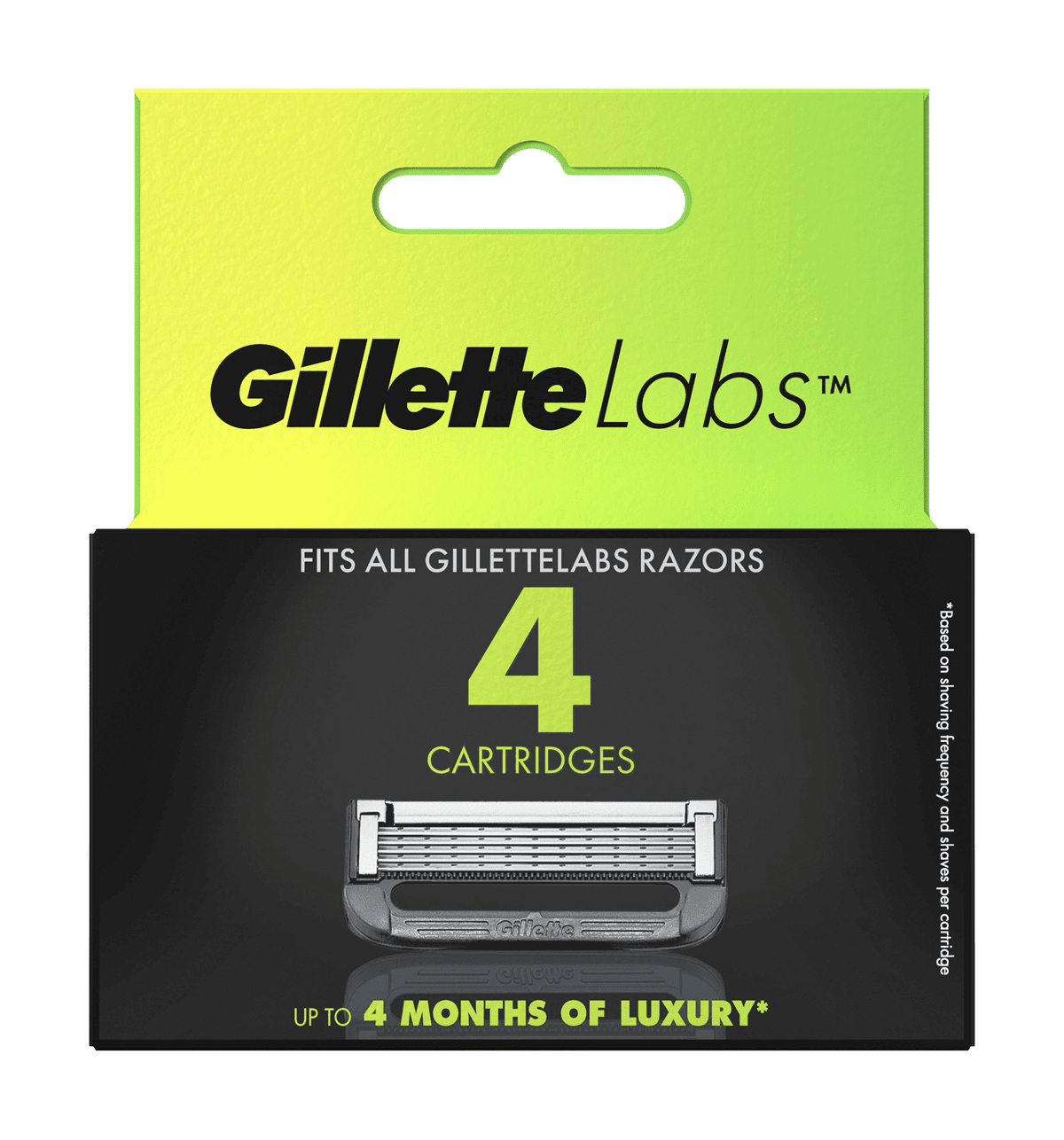Buy Gillette Gillette Labs Shaving Blades for Men – Pack of 4 ...