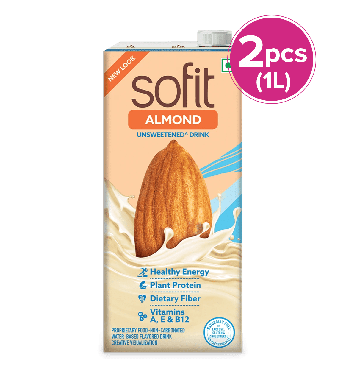Buy Sofit Sofit Unsweetened Almond Drink 2 pieces Online At Rs. 660 ...