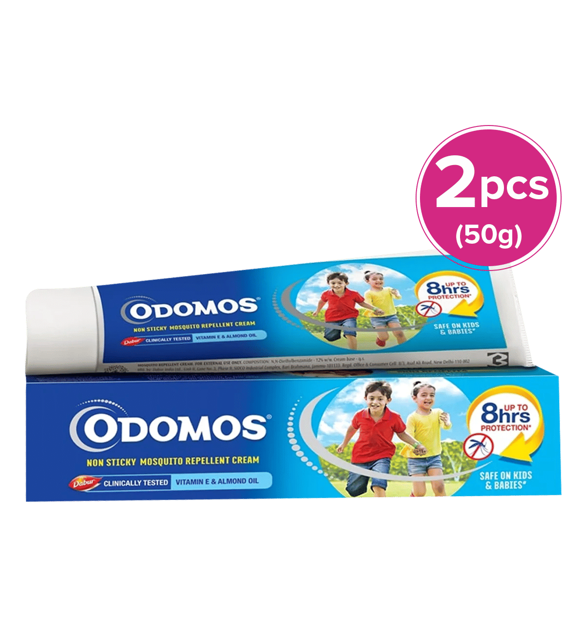 Buy Odomos Odomos Mosquito Repellent Cream 2 pieces Online At Rs. 110 ...